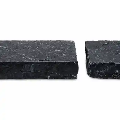 Midnight Black Limestone Paving Slabs 600x600