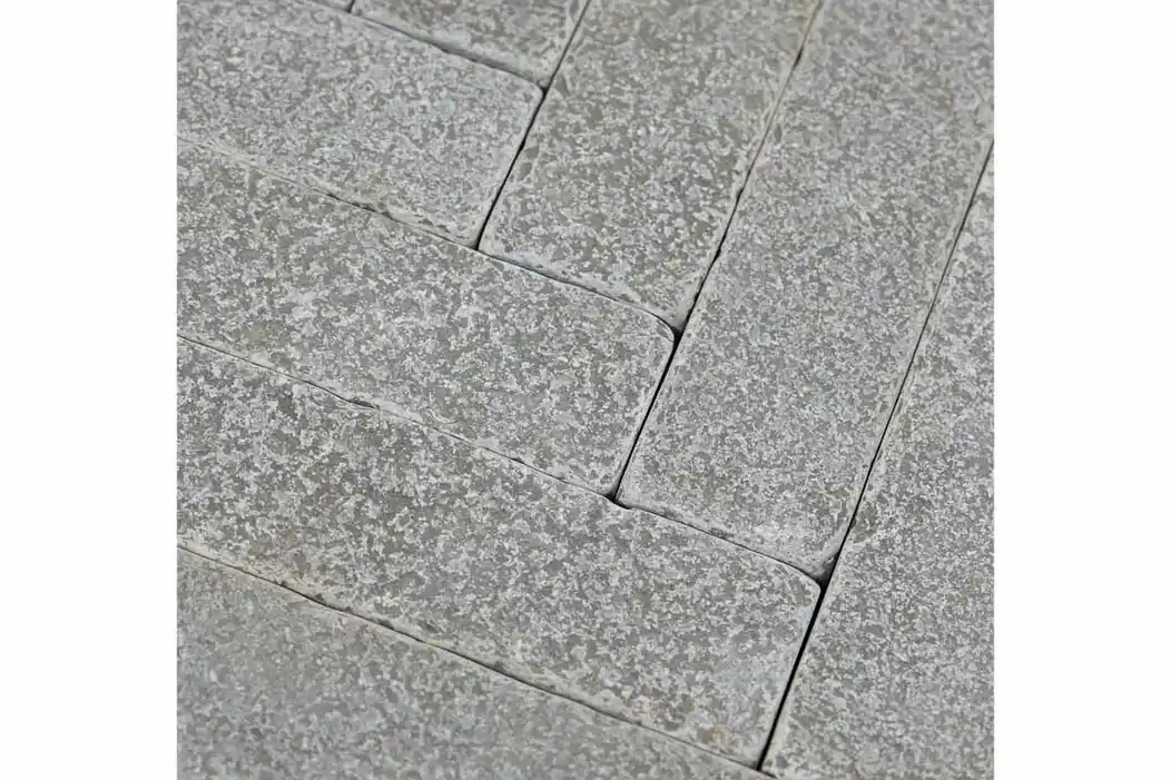 Antique Grey Limestone Brick Pavers | Cheshire Paving Stones