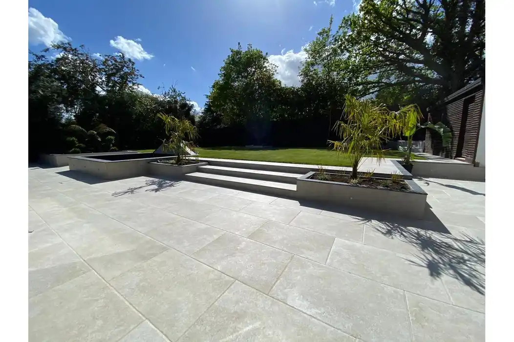 Heritage Chalk Porcelain Paving Slabs 900x600 | Cheshire Paving Stones