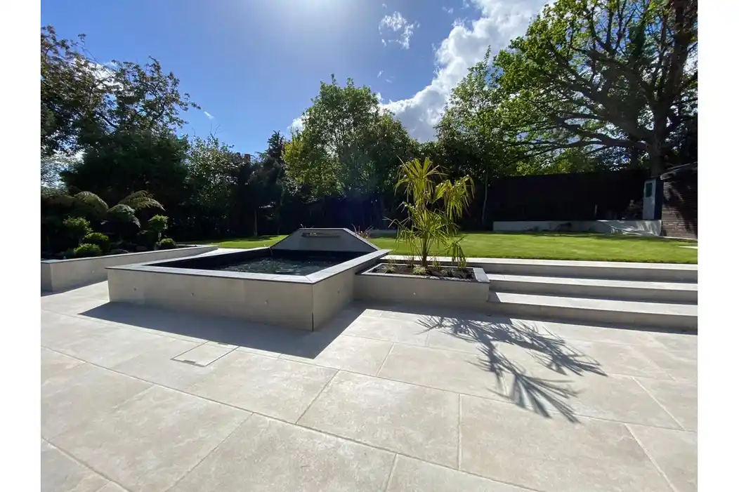 Heritage Chalk Porcelain Paving Slabs 900x600 | Cheshire Paving Stones