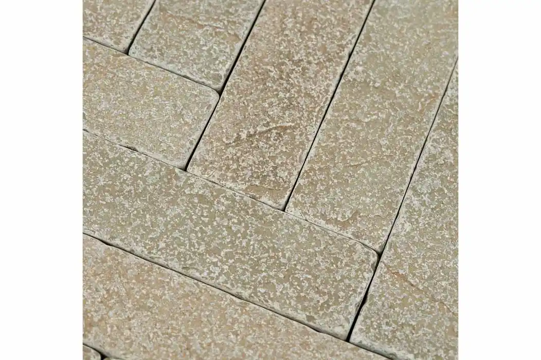 Antique Yellow Limestone Brick Pavers