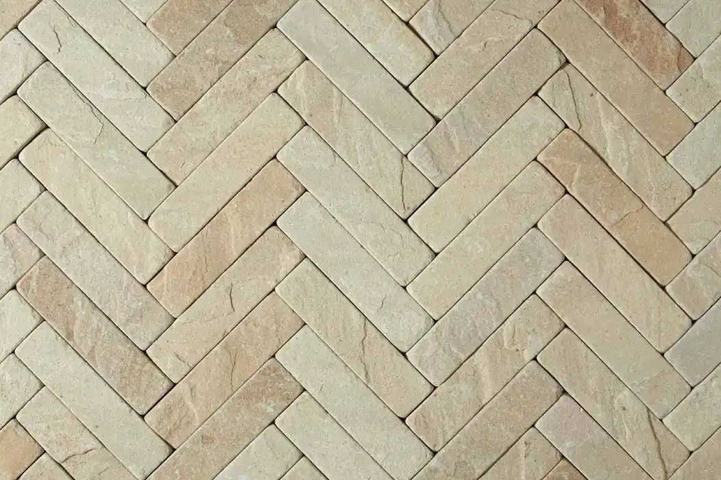 Tumbled Mint Sandstone Brick Pavers