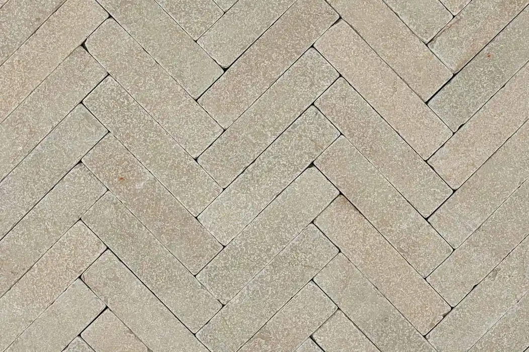 Antique Yellow Limestone Brick Pavers