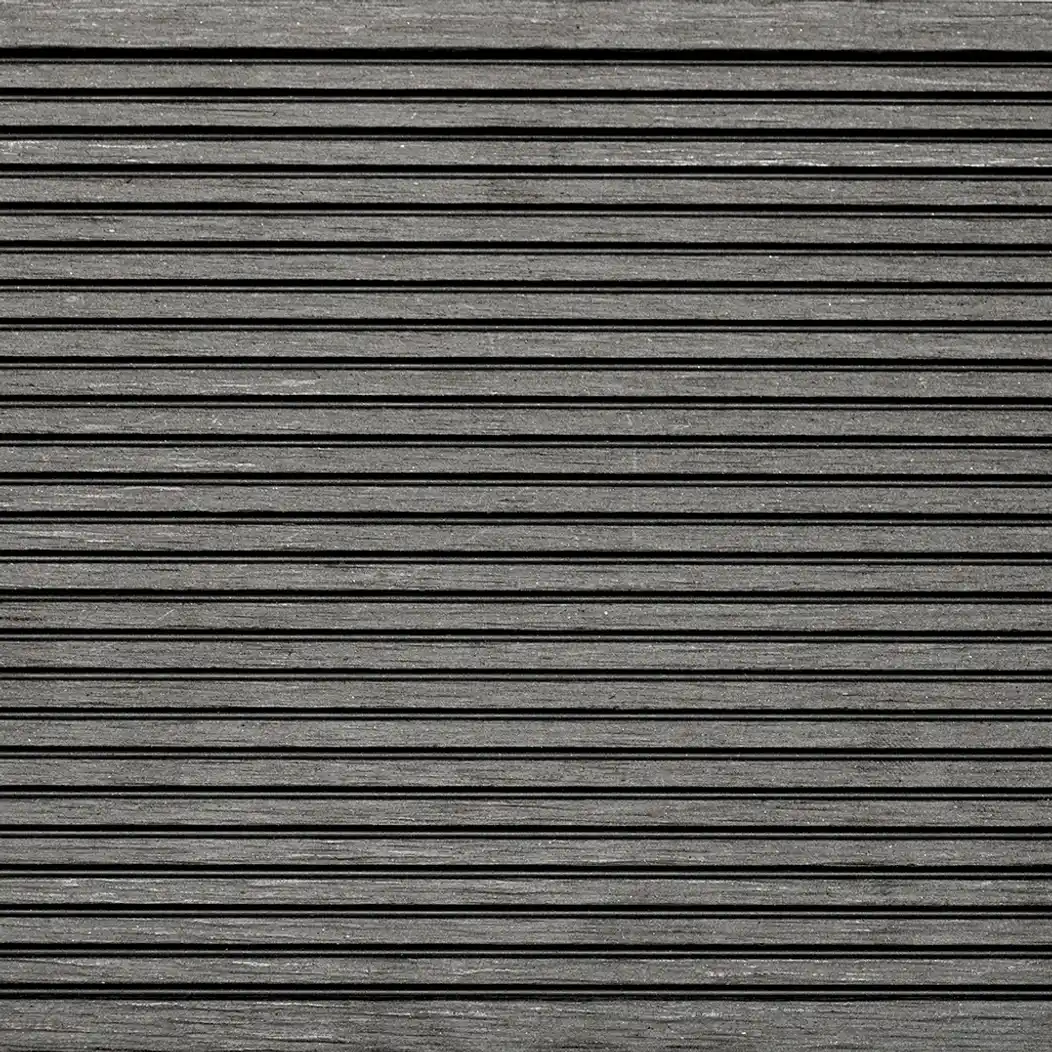 Dark Ash Grooved Composite Decking | Cheshire Paving Stones