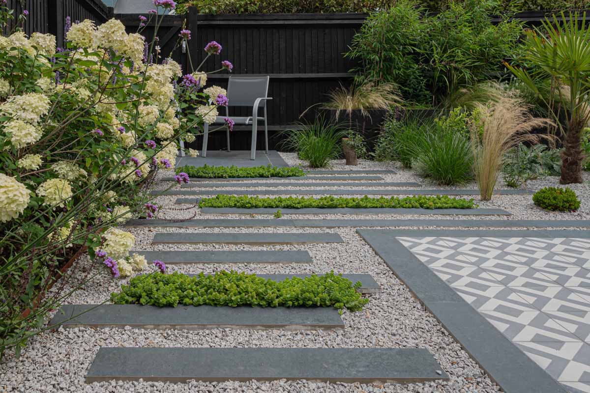 Charcoal Porcelain Plank Paving Slabs | Cheshire Paving Stones