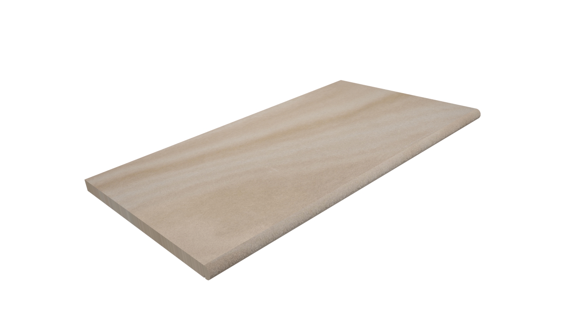 Light Buff Smooth Sandstone Bullnose Garden Steps | Cheshire Paving Stones