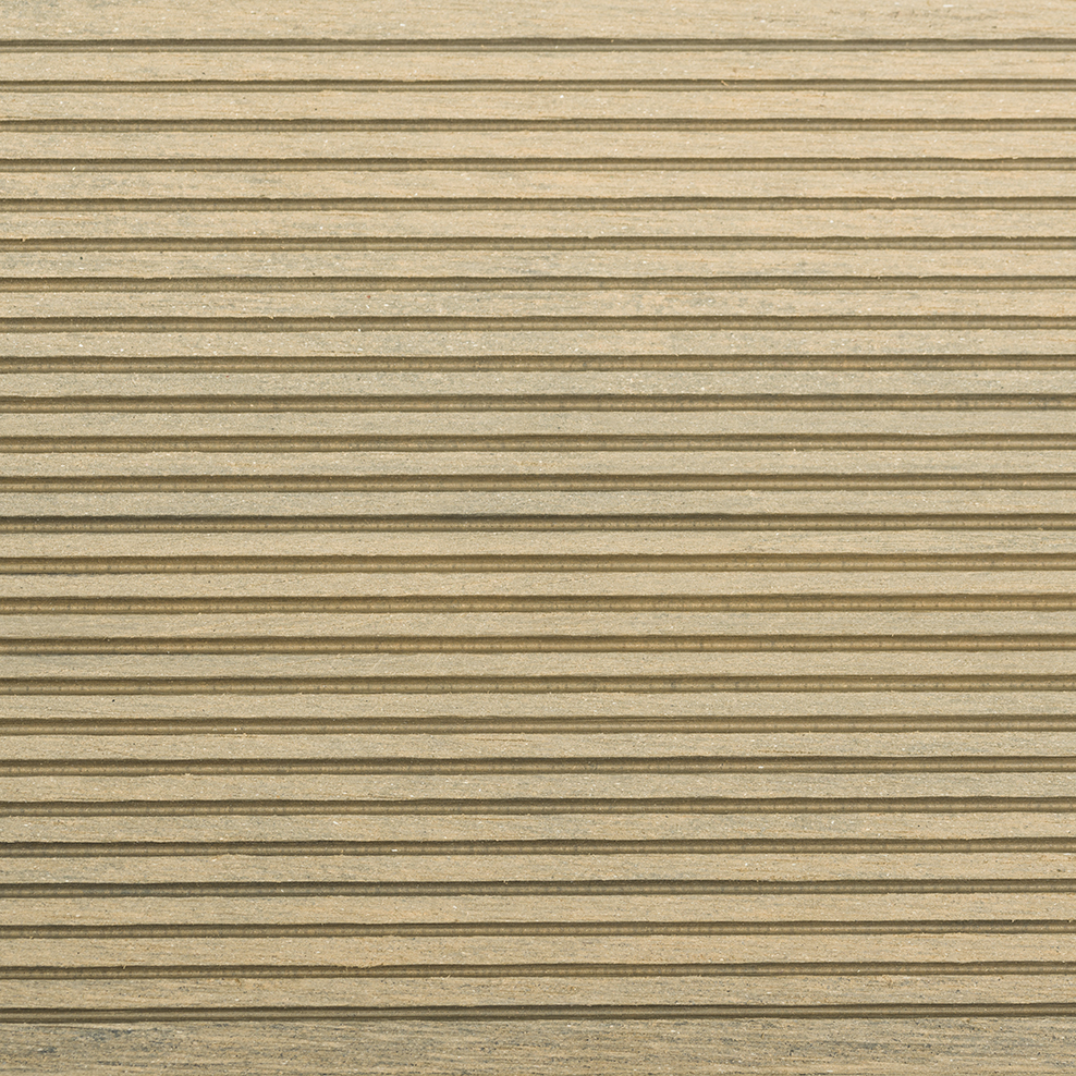 Warm Teak Grooved Composite Decking | Cheshire Paving Stones
